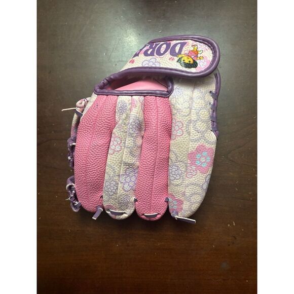 Accessories | Dora The Explorer Baseball Mit Used Pink And Purple Rare ...